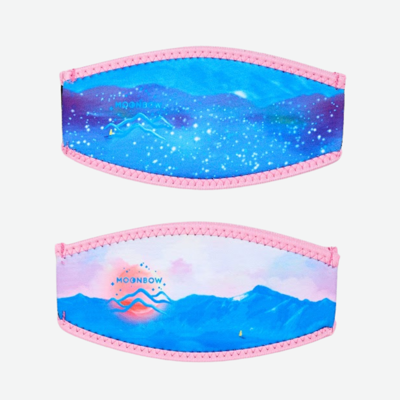 Sunset Explorer — 2-in-1 Mask Strap Cover – Moonbow